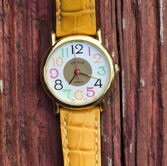 Orvis | Accessories | Orvis Genuine Leather Multicolored Quartz Womens ...